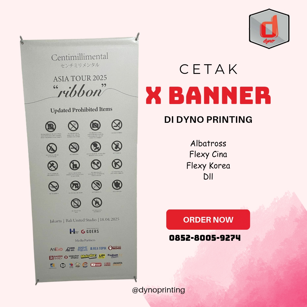 X BANNER - Percetakan Digital