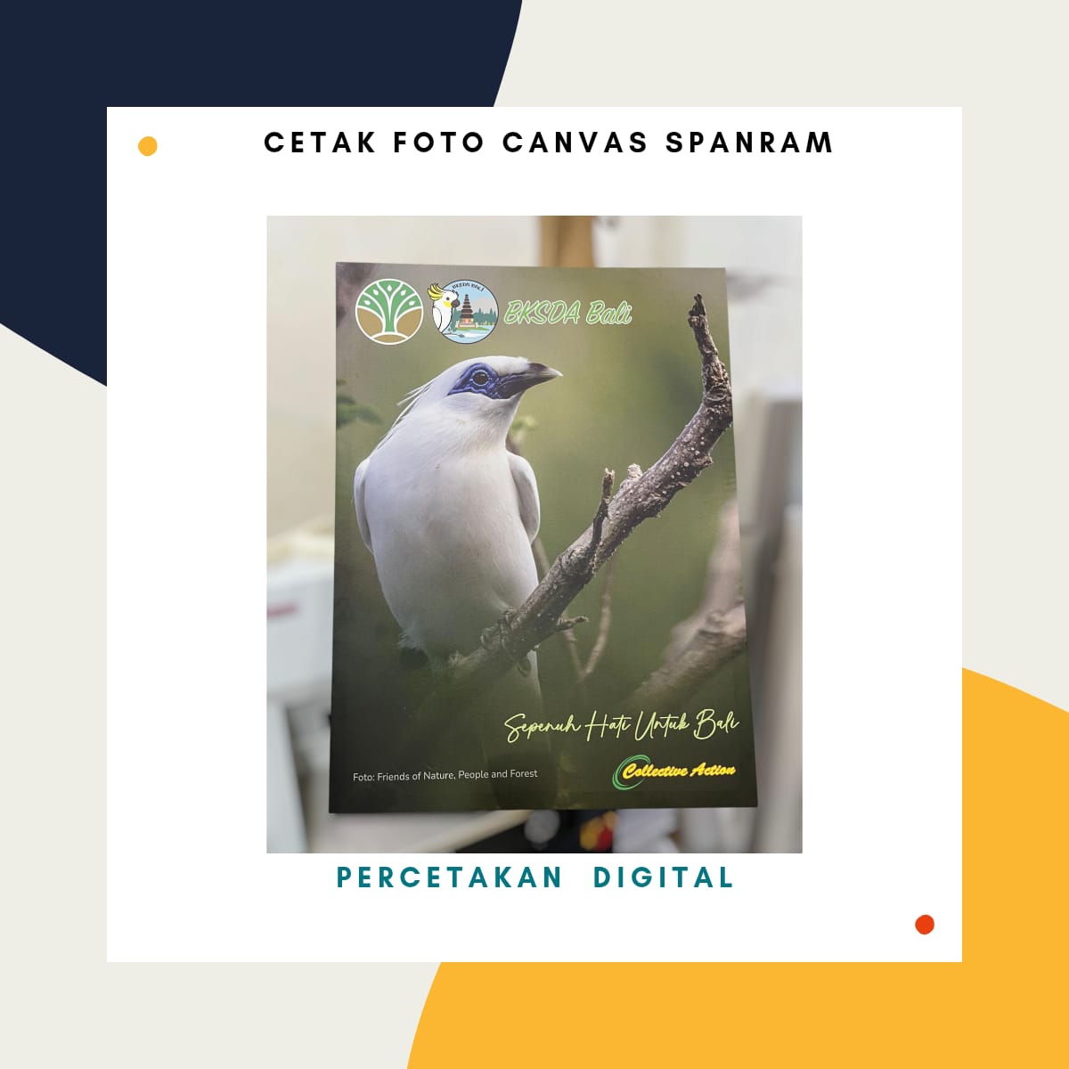 Foto Canvas Spanram: Hasil Cetak Lebih Hidup, Awet, dan Estetik ...